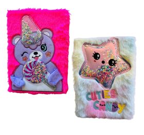 Furry Plush Confetti Lined A5 Notebook (80 Pages) Set of 2 | Shop Today ...