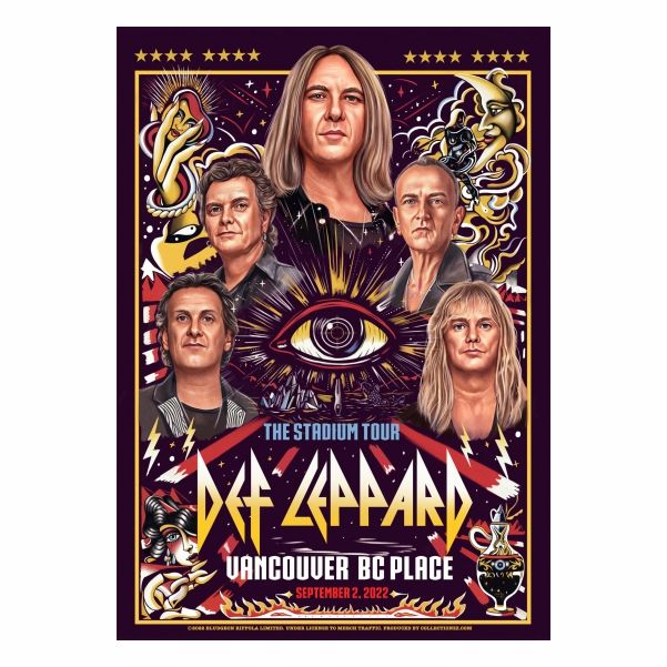 Def Leppard Tour Abstract - A1 Poster | Shop Today. Get it Tomorrow ...