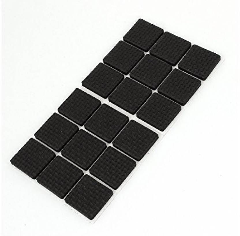 Rubber Non Slip Furniture Pads - Black Square - 18 Piece | Shop Today ...