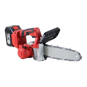 10 Inch Cordless Electric Pruning Chain Saw Mini Wood Cutting Machine ...