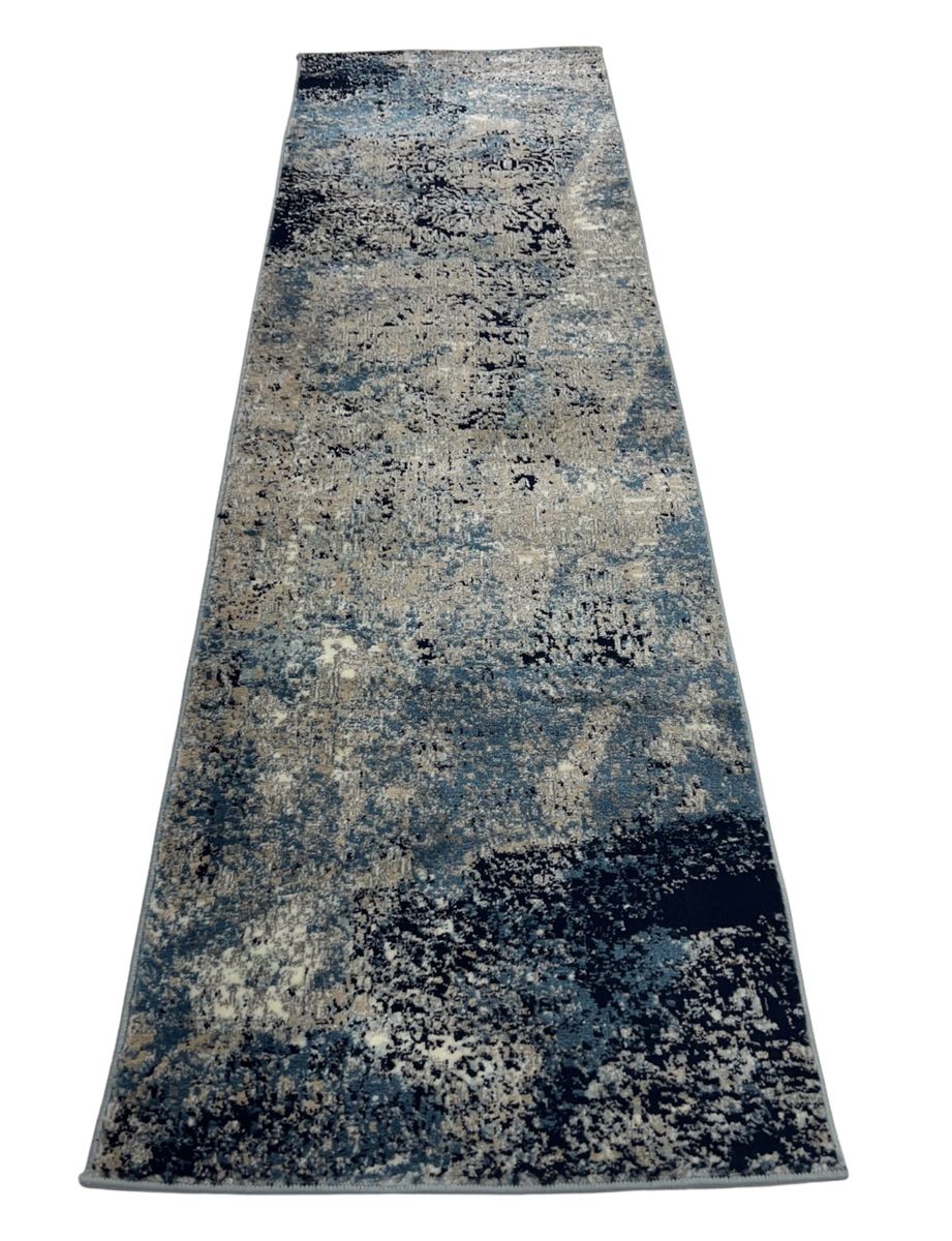 Modern Blue Runner Rug - 213 x 60 cm | Shop Today. Get it Tomorrow ...