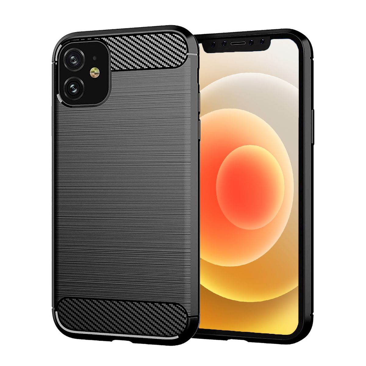 Slimfit Shockproof Carbon Design Case for iPhone 12 Mini | Shop Today ...