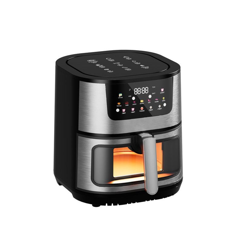 Air Fryer 15L Visual Fryer 1-Touch Stainless steel Large capacity ...