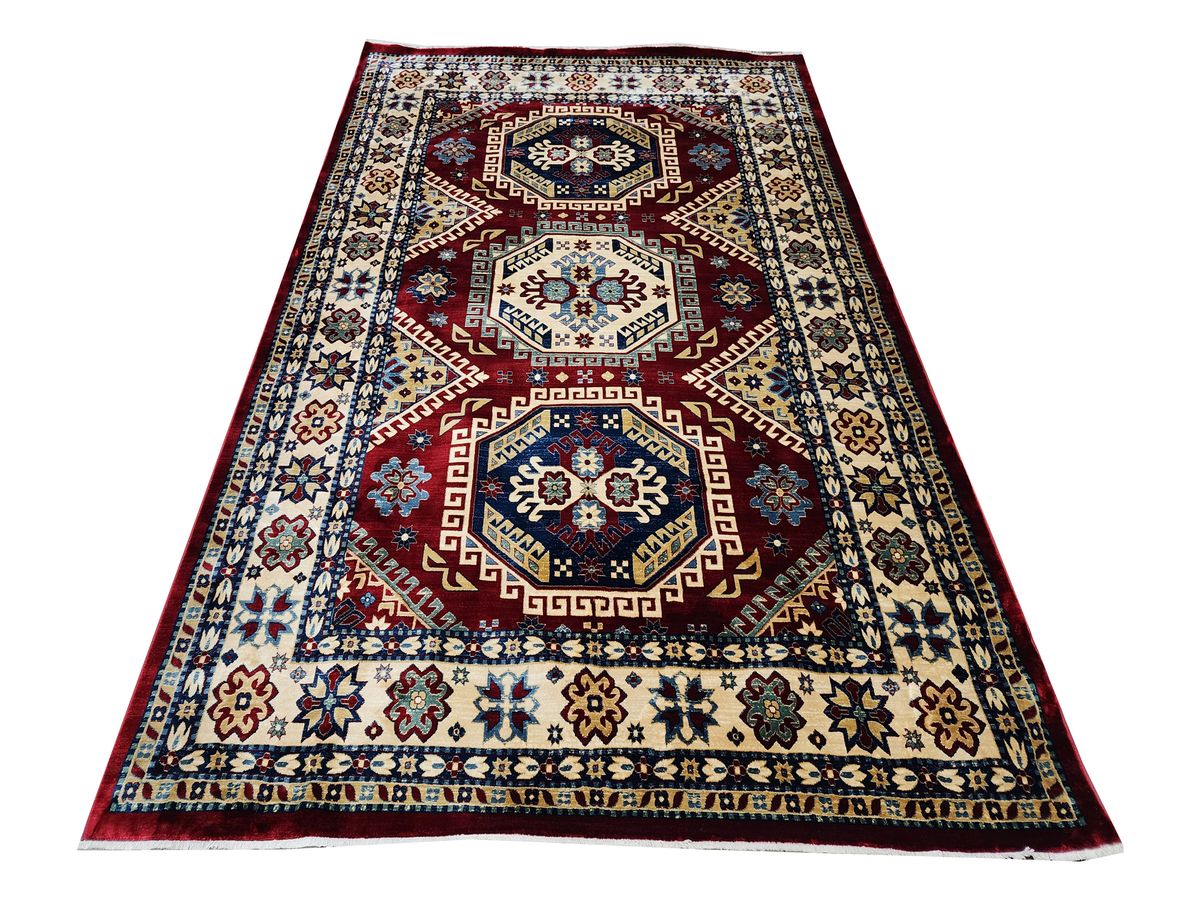 Beautiful red Kazac Carpet 290 x 200 cm | Shop Today. Get it Tomorrow ...