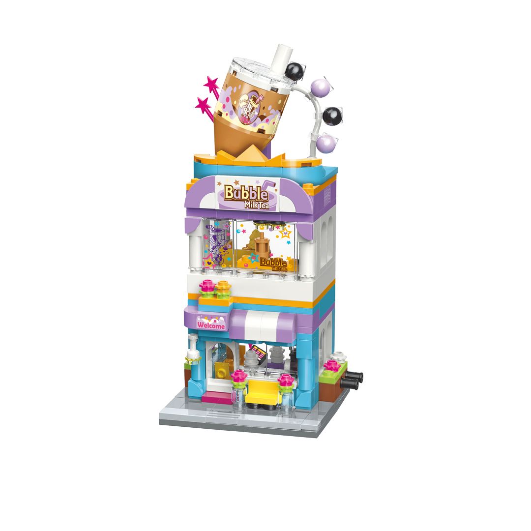 Keeppley City Corner Bubble Tea House Building Blocks Toy Set | Shop ...