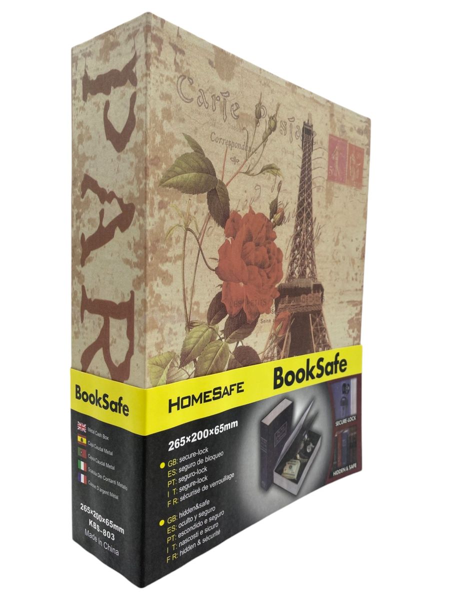 Eiffel Tower Hidden Book Safe 180mm x 115mm x 55mm | Shop Today. Get it ...