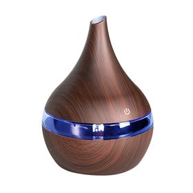 Ultrasonic Essential Aroma Oil Diffuser Humidifier - Dark Brown | Shop ...
