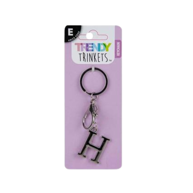 Trendy Trinkets - Keychain Alpha Metal H | Shop Today. Get it Tomorrow ...