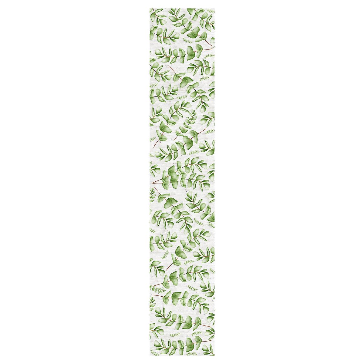 Beautifull Painted Green Leaves Table Runner | Shop Today. Get it ...