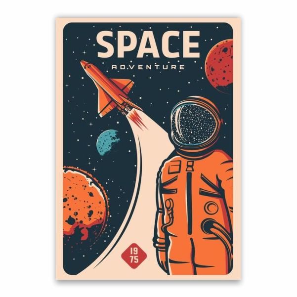 Space Adventure Poster - A1 | Shop Today. Get it Tomorrow! | takealot.com