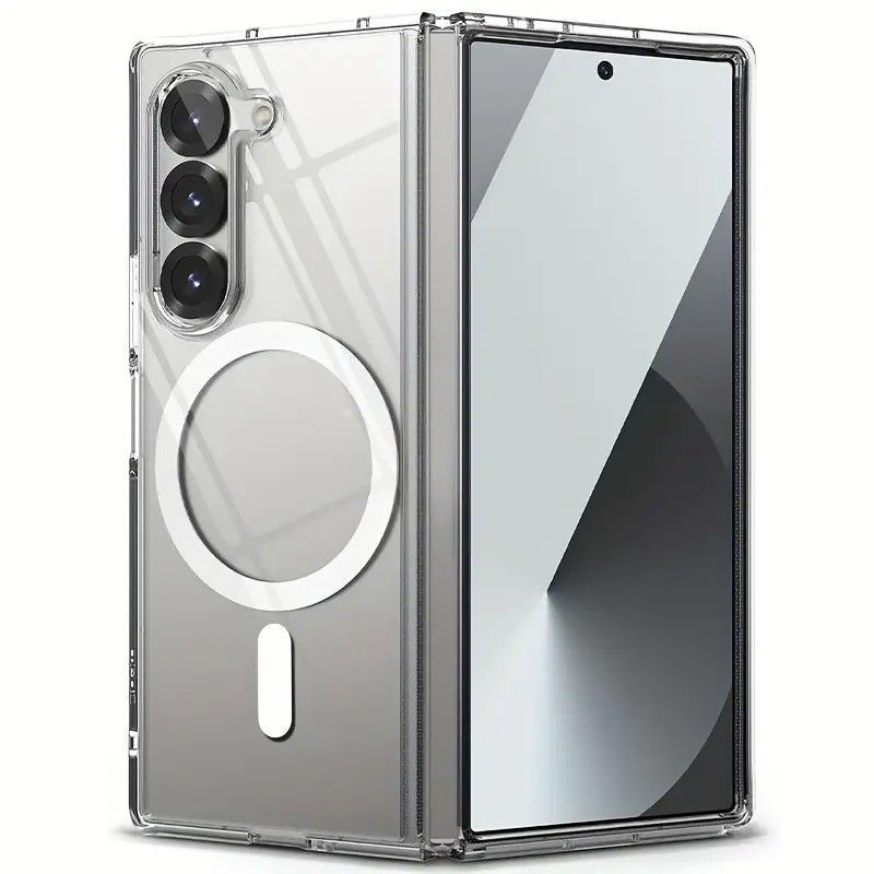 Z Fold 6 Transparent Magnetic All-Inclusive Protection Phone Case By ...