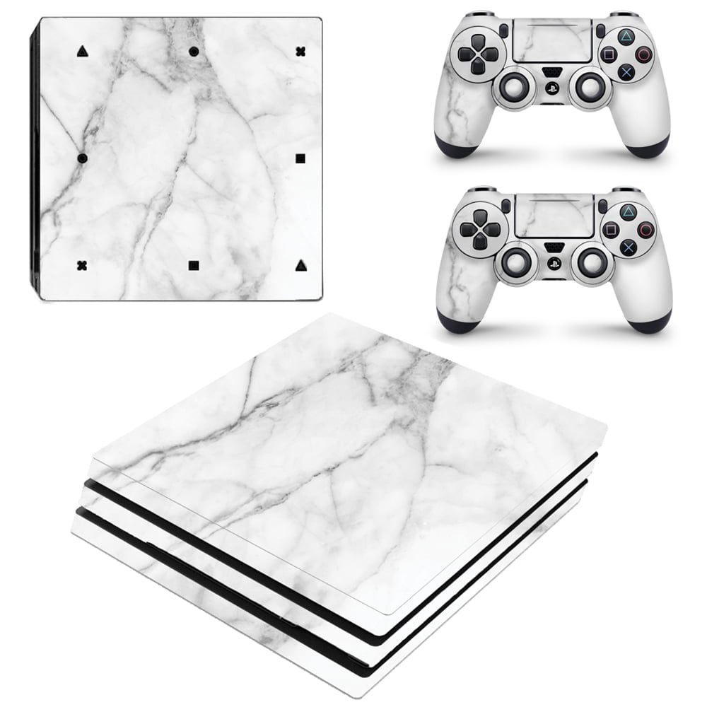 SkinNit Decal Sticker Skin for PS4 Pro: White Marble | Shop Today. Get ...