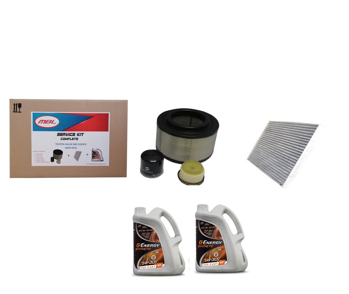 MBL Toyota D4D 2.5/3.0 (2005-2016) Complete Service Kit | Shop Today ...