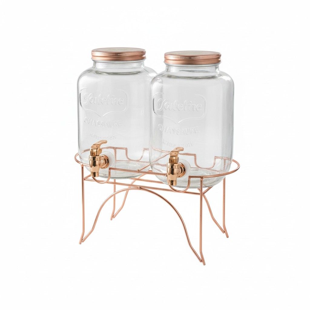 Beverage Dispensers with Taps and Stand - 4L - Set of 2 | Shop Today ...