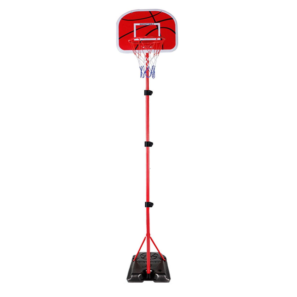 Kids Basketball Hoop Stand Square Base Stable Can Lift Portable for ...