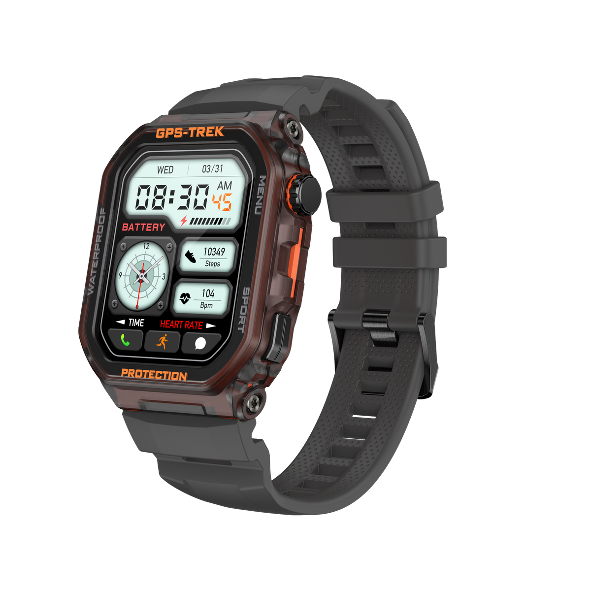 TOXIYA Smart Watch[GPS, Alexa Built-in], 24/7 Heart Rate Monitor with ...