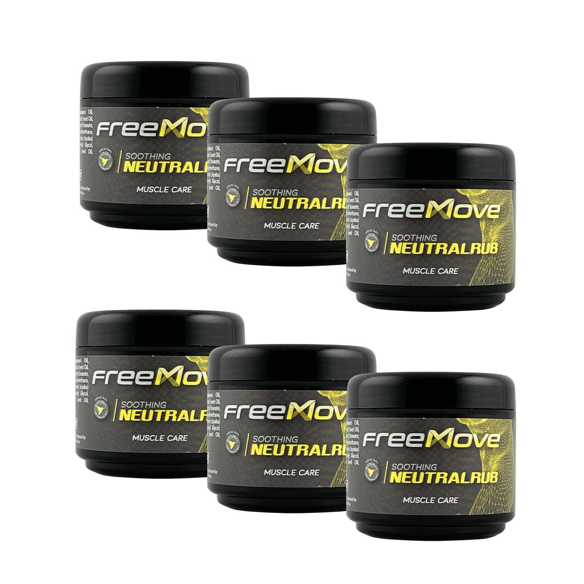 FreeMove Neutralrub Muscle Repair And Massage Cream 6 x 50g jar | Shop ...