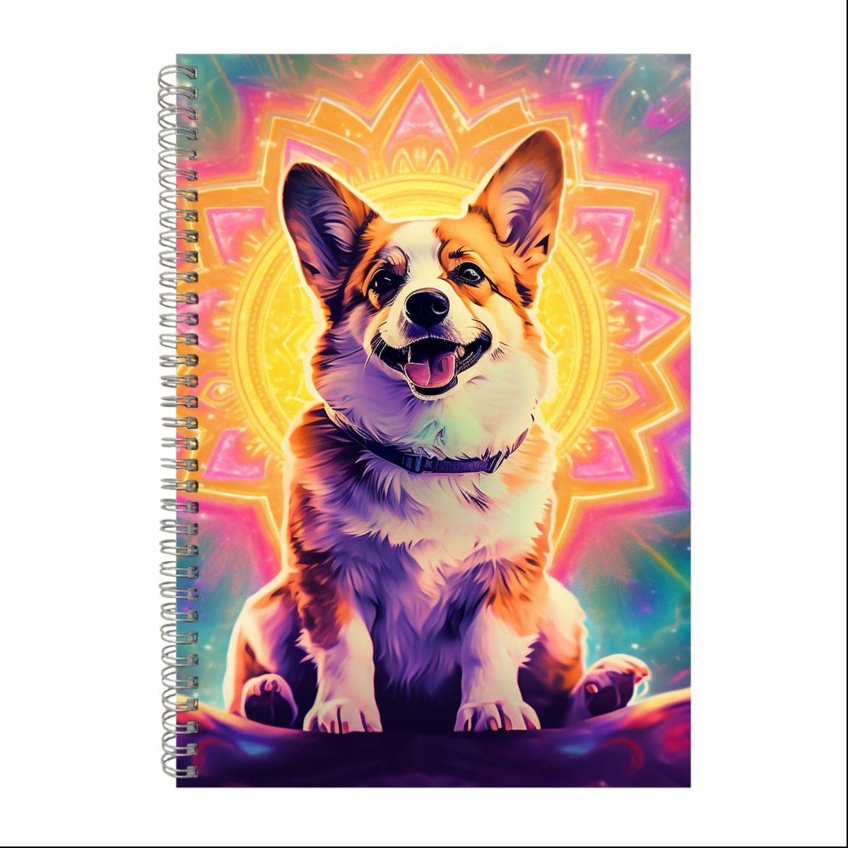 Psychedelic Corgi 3 Gift Idea A4 Notepad 247 | Shop Today. Get it ...