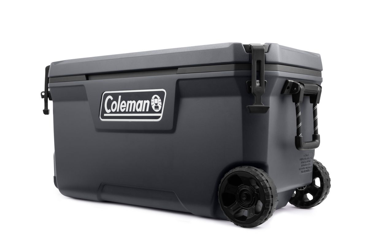 Coleman Convoy Wheeled Cooler Box 100 Quart, 97L, keeps ice up to 5 ...