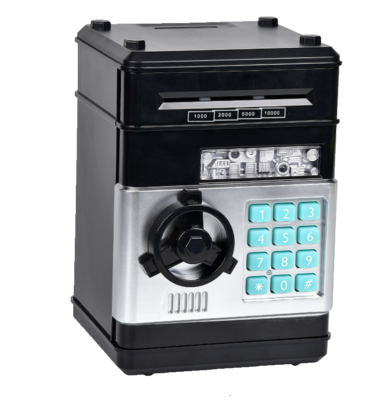 ATM-Shaped Piggy Bank Toy, Child-Safe, Push-Button Opening | Shop Today ...