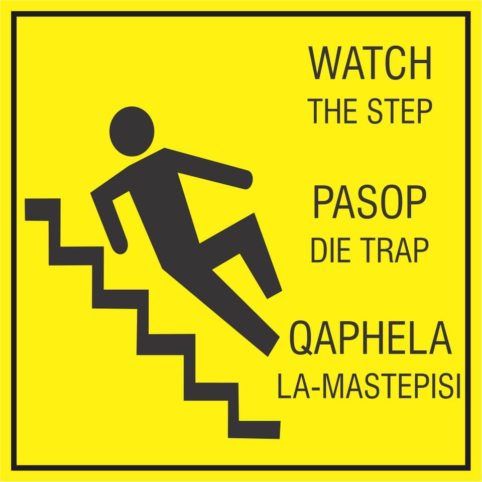 Watch The Step Sign 290x290 | Shop Today. Get it Tomorrow! | takealot.com