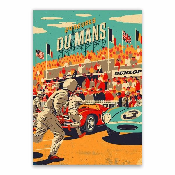Du Mans Race Poster - A1 | Shop Today. Get it Tomorrow! | takealot.com