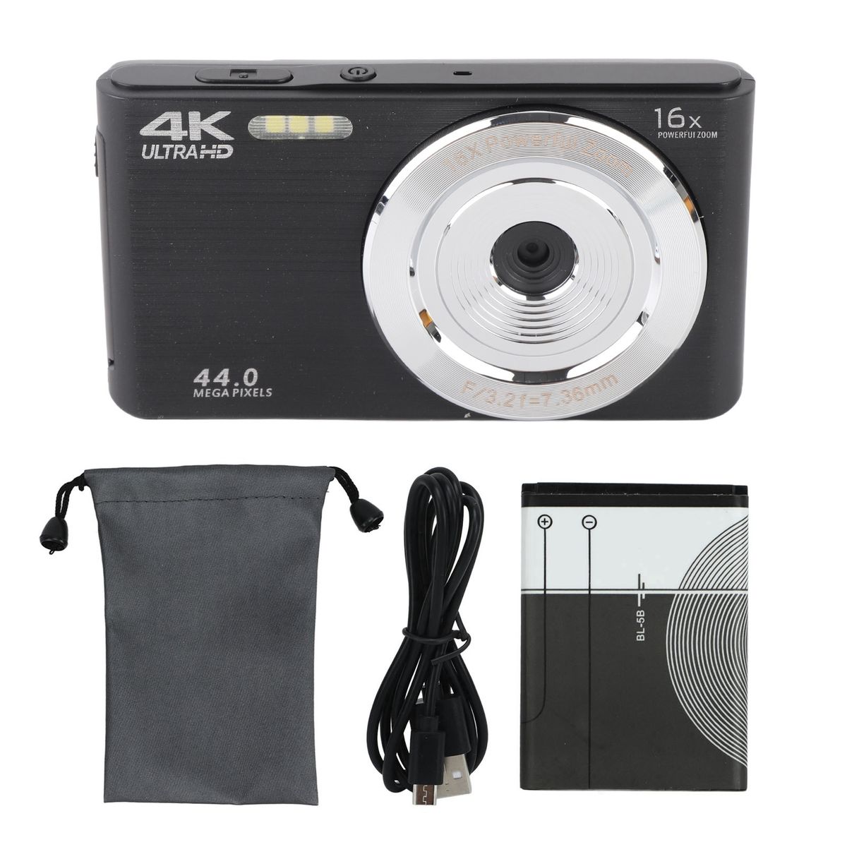 44MP Shockproof Camera (Black) | Shop Today. Get it Tomorrow ...