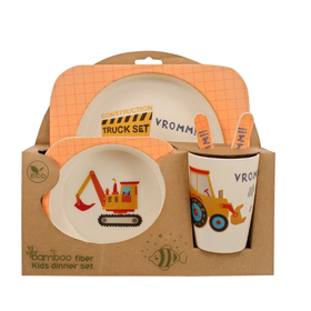 5 Piece Bamboo Fiber Kids Dinner set | Shop Today. Get it Tomorrow ...