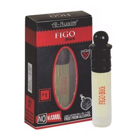 Al-Nuaim Figo Black Alcohol-Free Attar Oil Based Perfume 6ml Roll On ...
