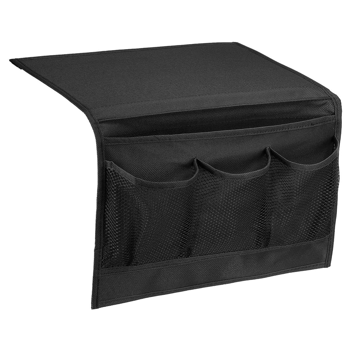 Bedside Caddy Organizer - 4 Pocket Canvas Storage for Bed, Sofa & Dorm ...