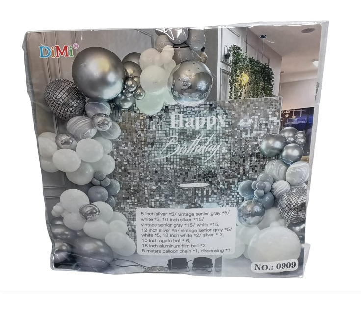 White Silver Balloon Decoration Set | Shop Today. Get it Tomorrow ...