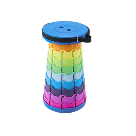 Rainbow Colour Foldable Telescopic Lightweight Compact Stool M24-16-4 ...