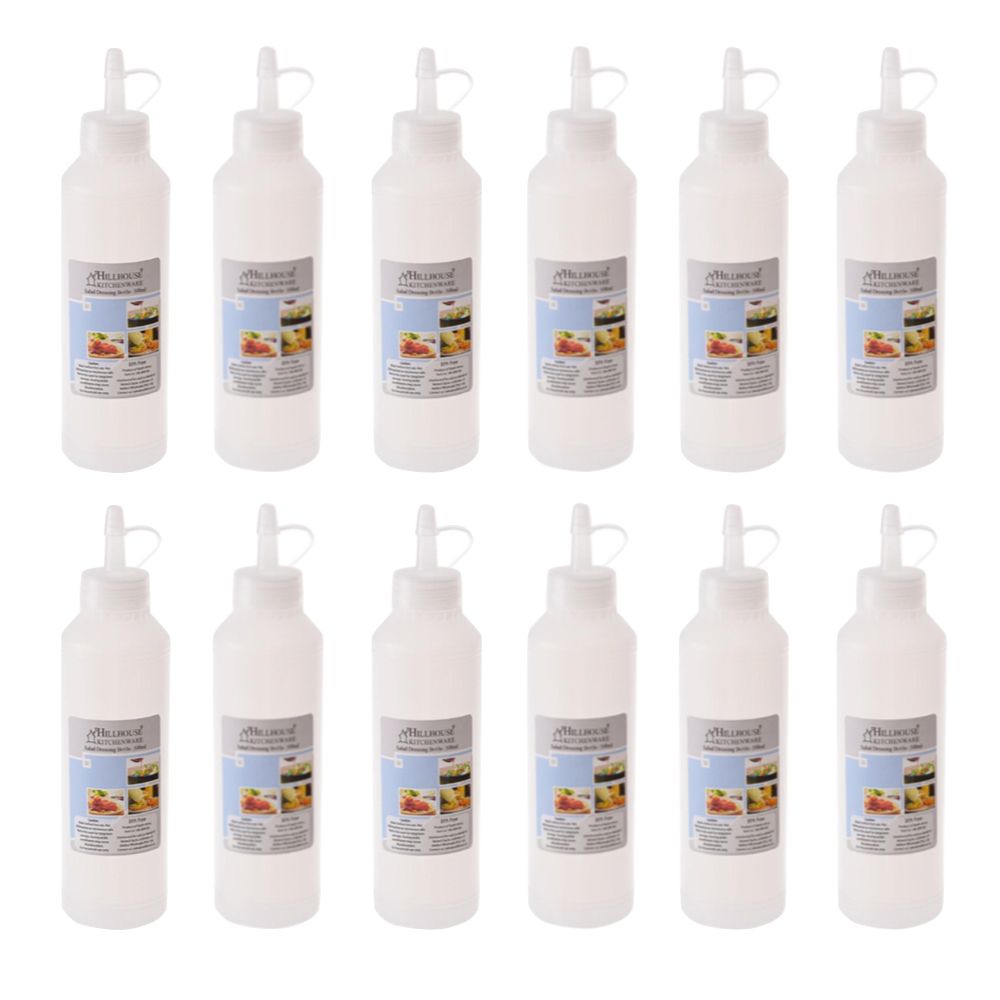 Kitchen Dispenser Condiment Bottle Set of 12 Jumbo Pack ( 500ml) | Shop ...