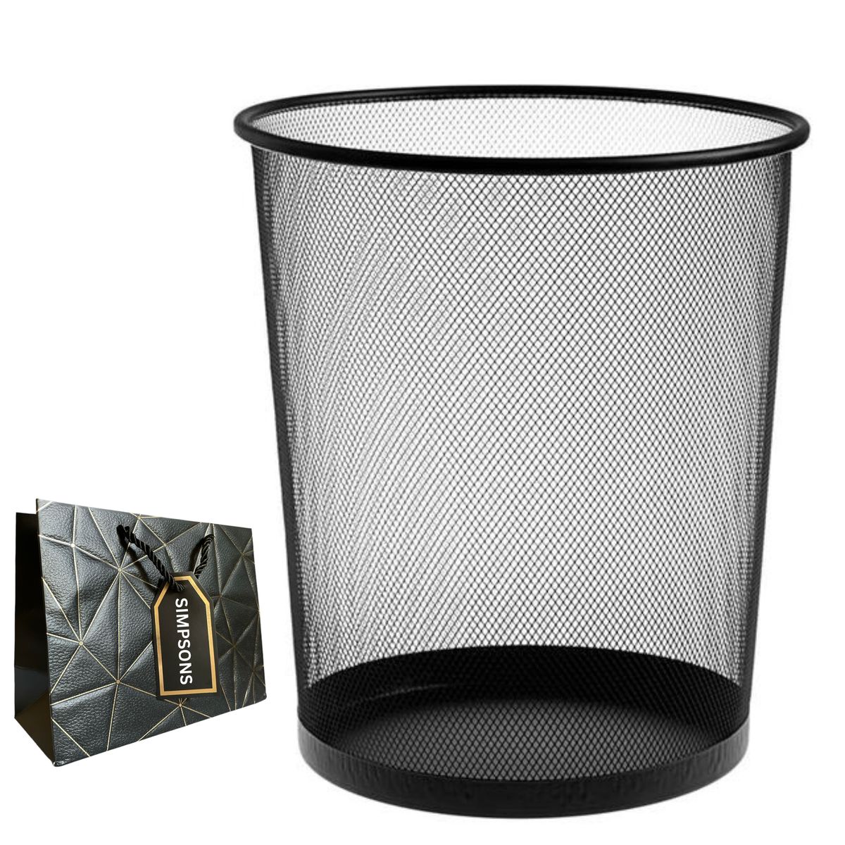 Modern Design Mesh Waste Bin and Simpsons Bag | Shop Today. Get it ...
