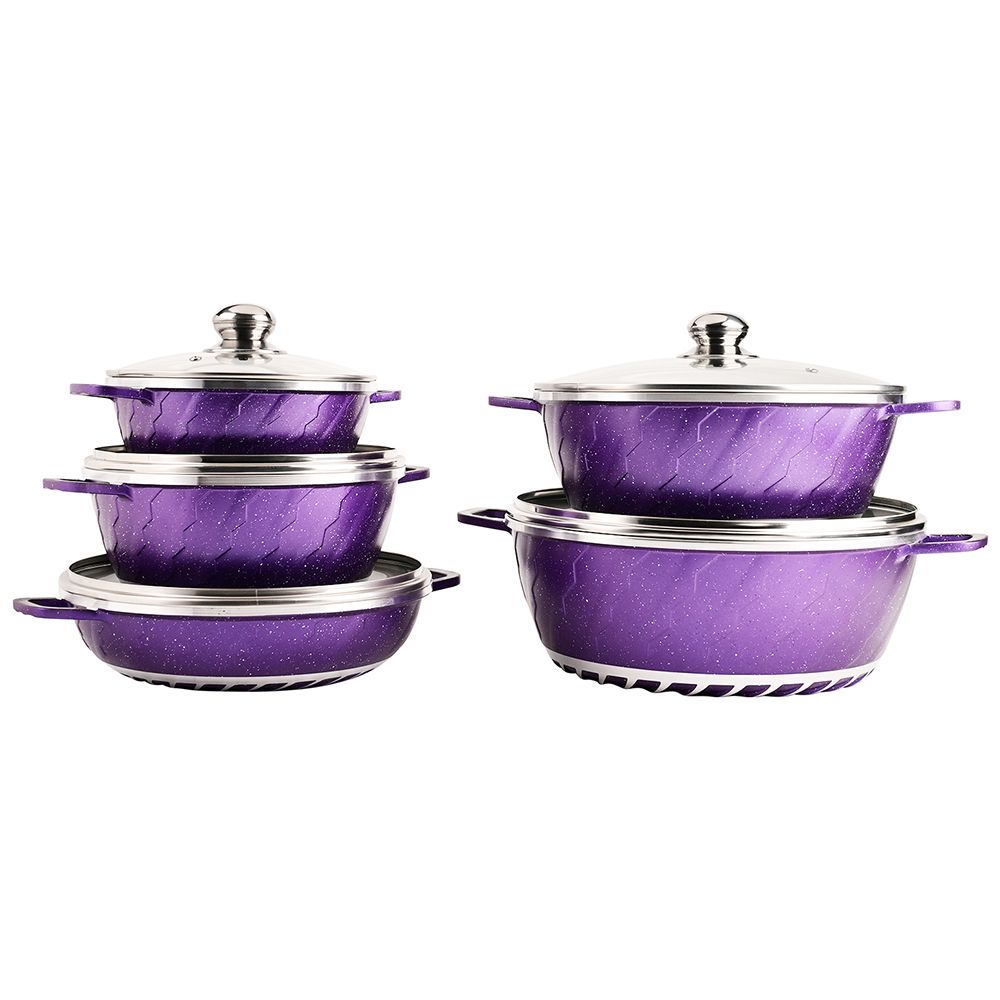 SNCJ004 Lightning Cookware Pot Set Die-Cast Aluminum 10 Pieces | Shop ...
