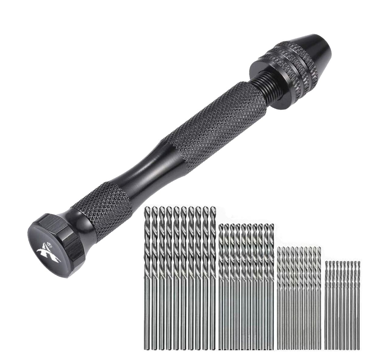 Alanes 41 Pieces Hand Drill Bits Set with 0.1-0.25cm Micro Twist Drill ...