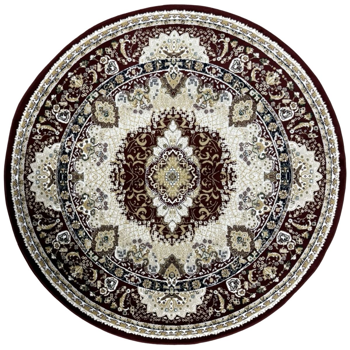Rugs & Decor / Stunning Persian Nain Premium Round Rug- 160 x 160 cm ...