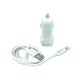 Nesty Dual USB Car Charger Adapter With Cable For Iphone - PTC-011 ...