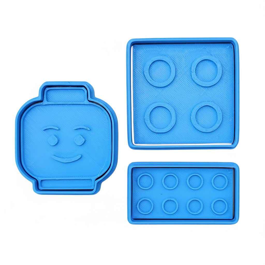 Lego Shaped Cookie Cutter & Stamp Set - 3 Piece Medium Size | Shop ...