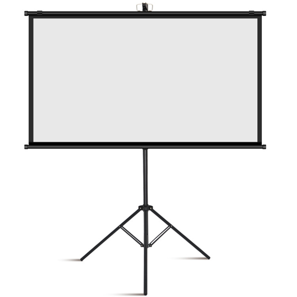 Projection Screen with Tripod Stand,100" Folded Portable Projector ...