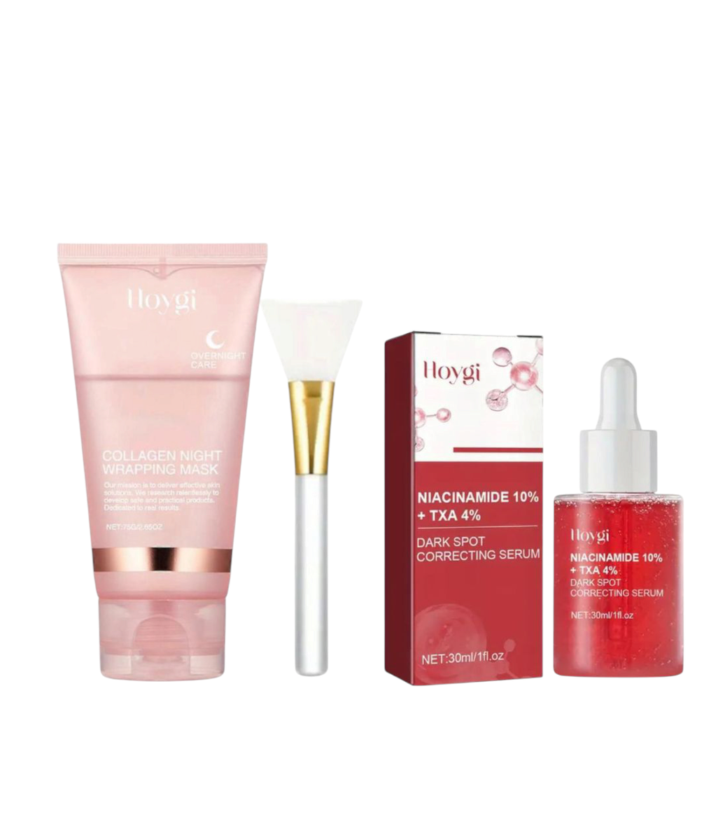 Hoygi- Collagen Night Wrapping Mask + Hoygi Dark Spot Correcting Serum ...
