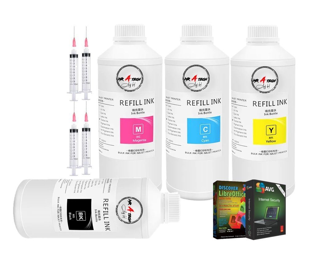 Universal Refill Ink Bottle Kit Any Refill ink Brother inkTank printers ...