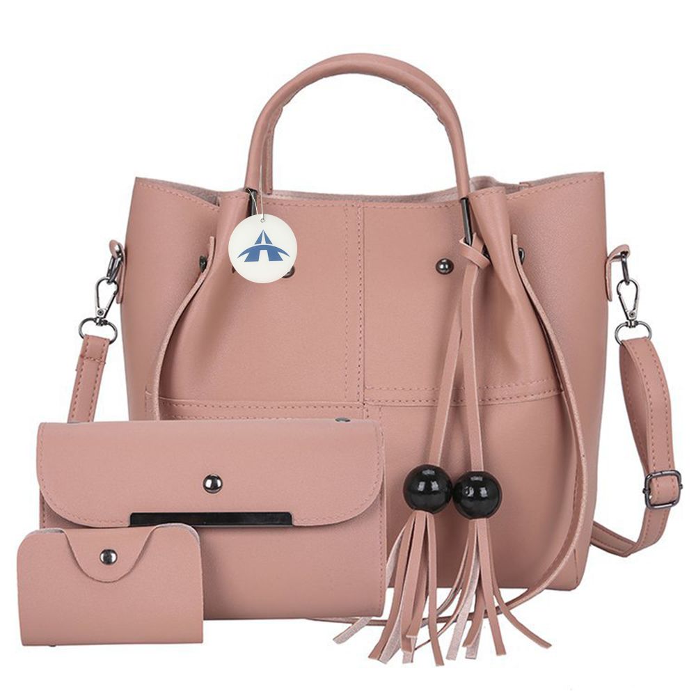 Alanes Women's 3 Pieces/Set Shoulder Bag Crossbody Bag Card Holder ...