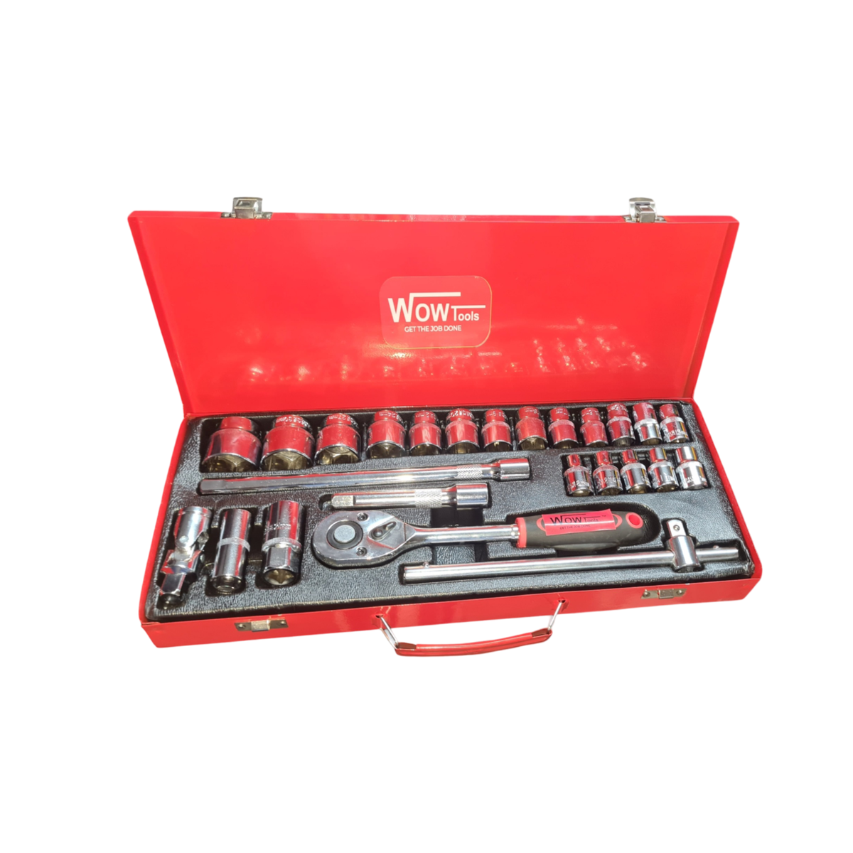 Wow Tools Socket Set 1/2"Dr Ratchet 26Pcs In a Steel Carry Case | Shop ...
