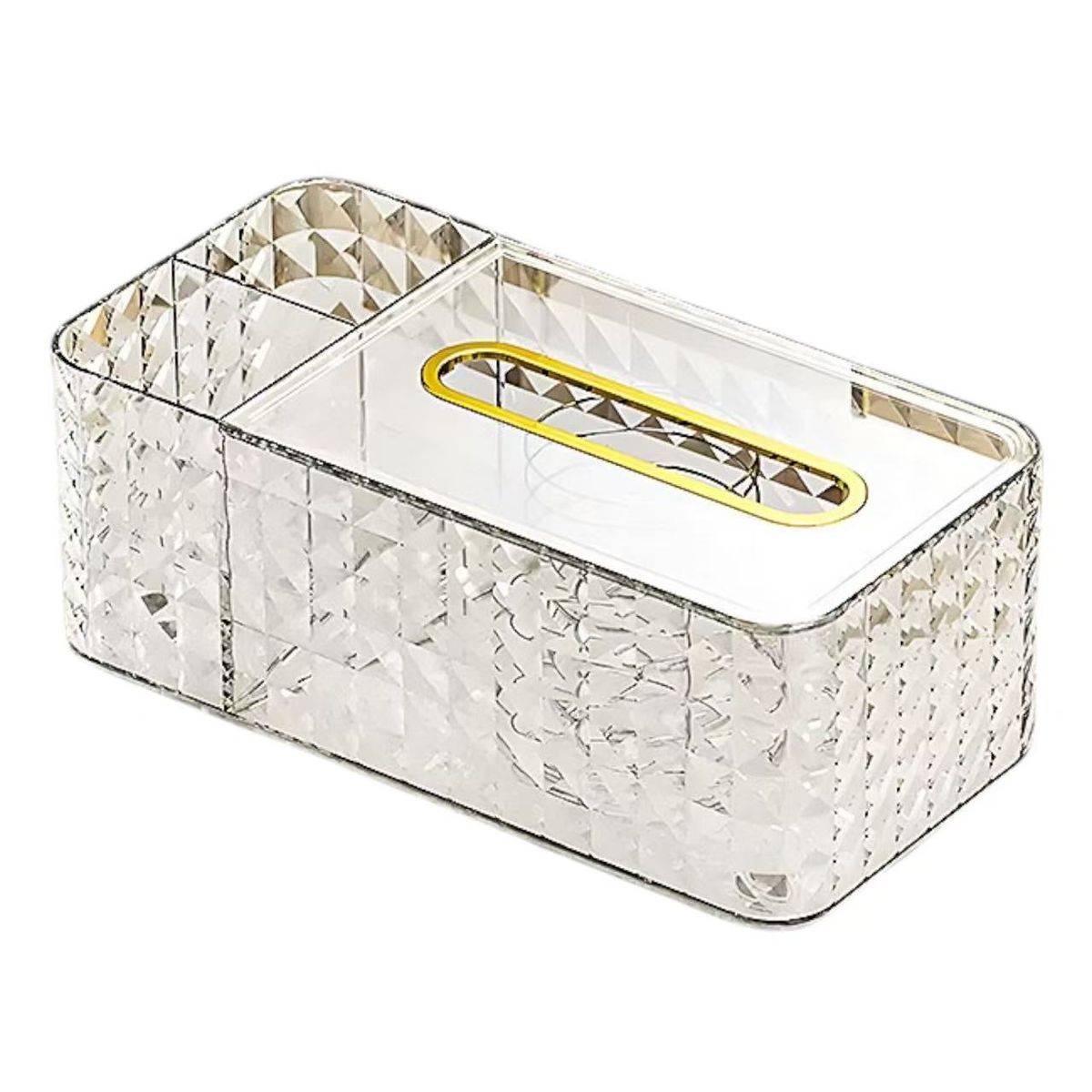 Tissue Box Napkin Holder with Storage Vanity Lux Tissue Box 24x12x9cm ...