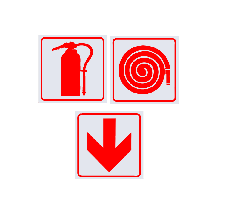 Fire Safety And Compliant Signs - Pack of 3 Abs Sign Boards | Shop ...