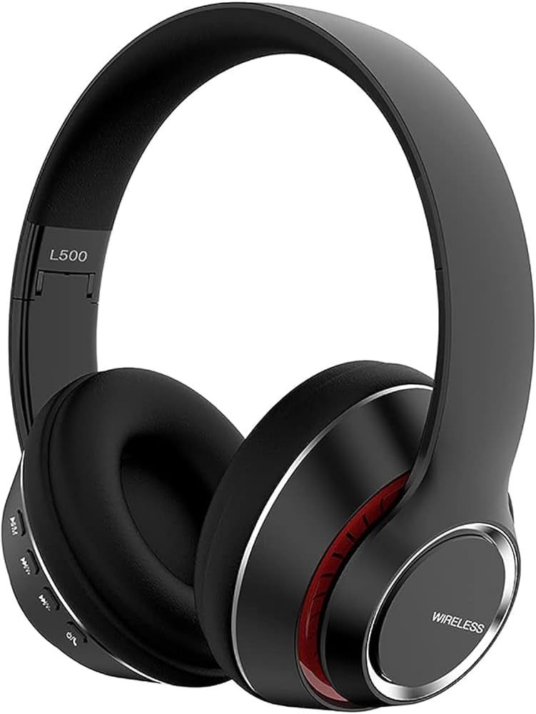 L500 Wireless Bluetooth Stereo On-Ear PRO Headphones with Built-in Mic ...