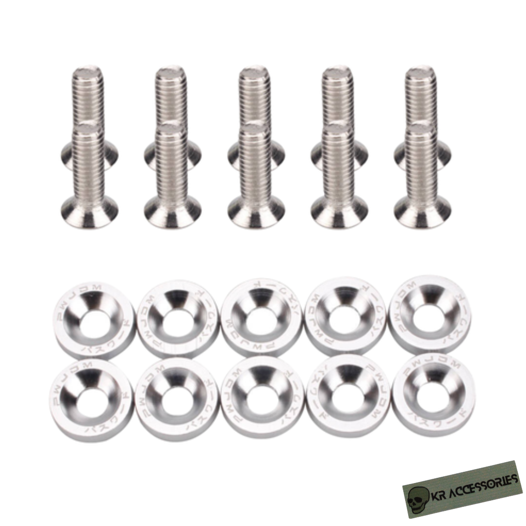 Aftermarket JDM Styling M6 Bolt & Washer kit (10-Piece) | Shop Today ...