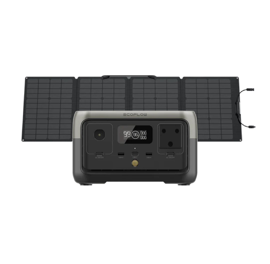 EcoFlow RIVER 2 230 Portable Power Station New Model with 110w solar ...