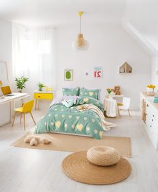 Green Polyester Hearts All Three Quarter tc Duvet Cover | Shop Today ...